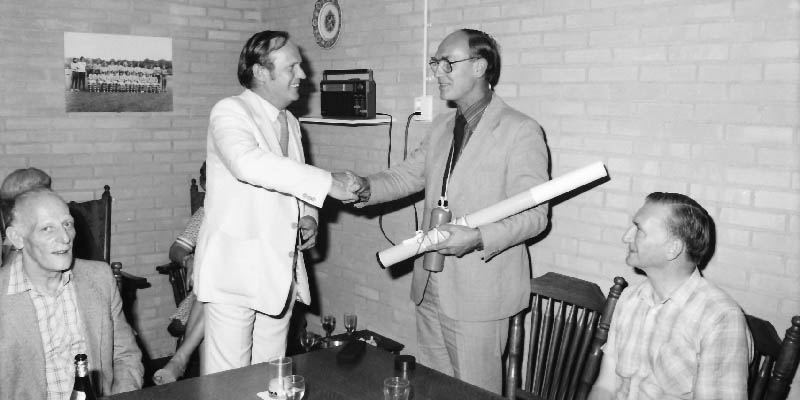 Een beeld voor Ab Wit - Staantribune