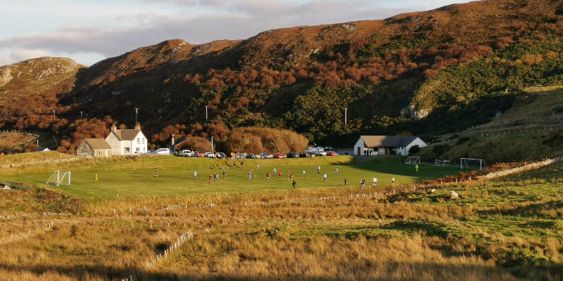 Scourie - Alness United [Terraces & Floodlights] - Staantribune